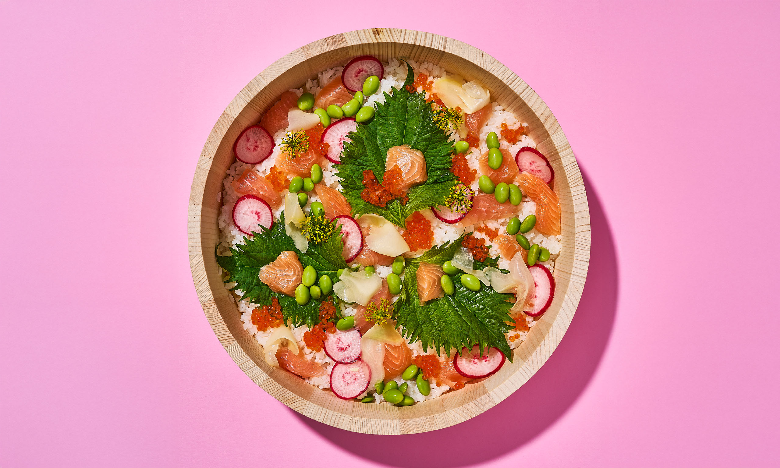 Chirashi Sushi mit Lachsforelle - nach Stevan Paul - Kochfreunde.com